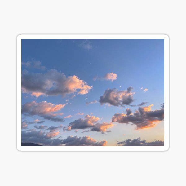 "Pink sky" Sticker by parrulisima | Redbubble