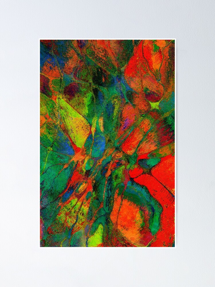 "Neural network colorful abstract art" Poster for Sale by stuukstly ...