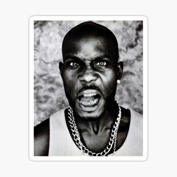 "DMX Classic Rap 90s" Sticker by xschimkeshin | Redbubble