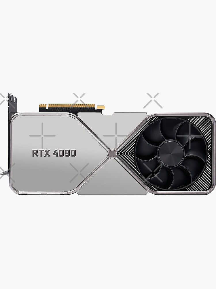 "RTX 4090" Sticker for Sale by JaroNT | Redbubble