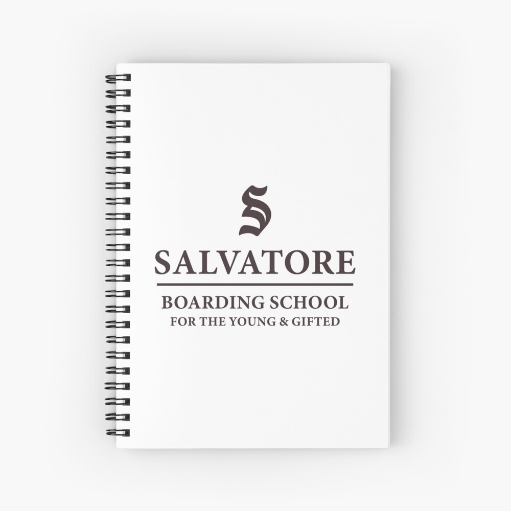 "Salvatore Boarding School - TVD/Originals/Legacies" Spiral Notebook by ...