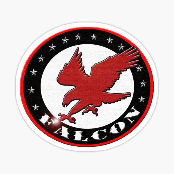 "Falcon Clan Logo" Sticker by Grontar | Redbubble