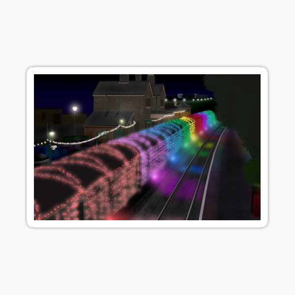 "Steam Train Illumination" Sticker for Sale by James Watts | Redbubble