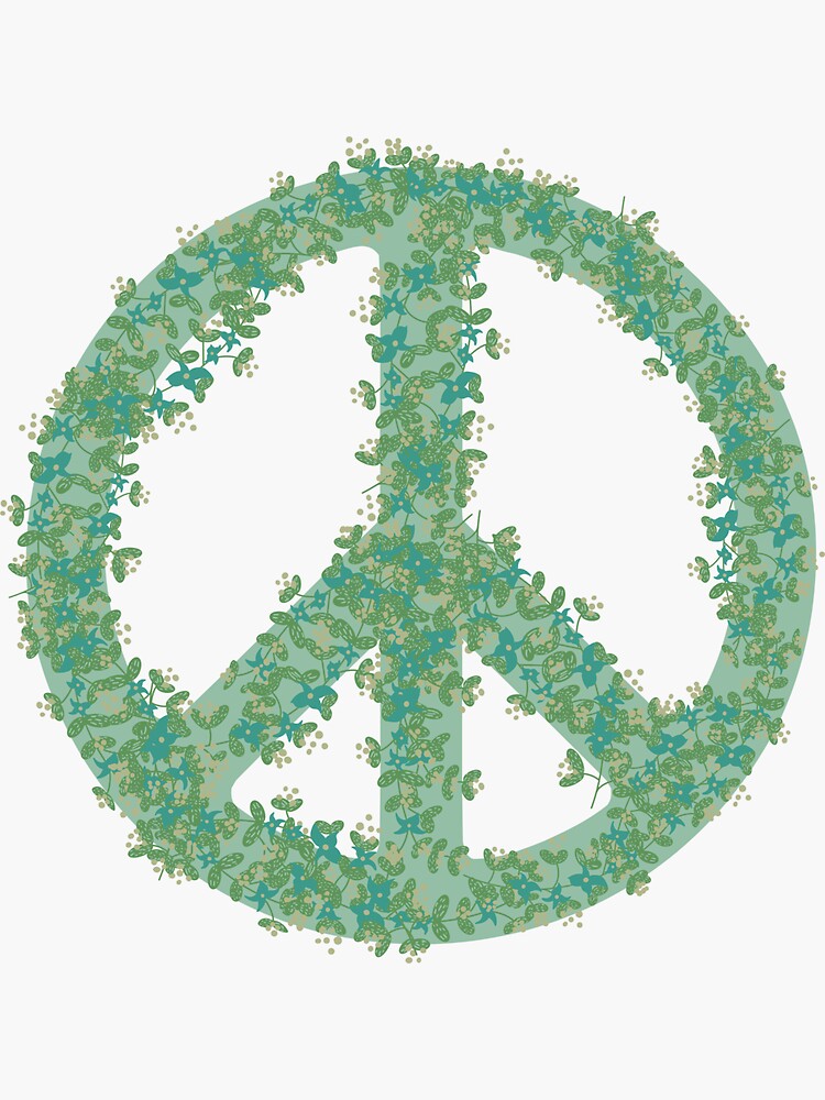 "Peaceful Landscape peace love nature lover " Sticker for Sale by ...