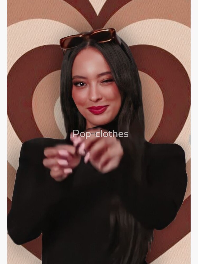 "faouzia with heart" Sticker by Pop-clothes | Redbubble