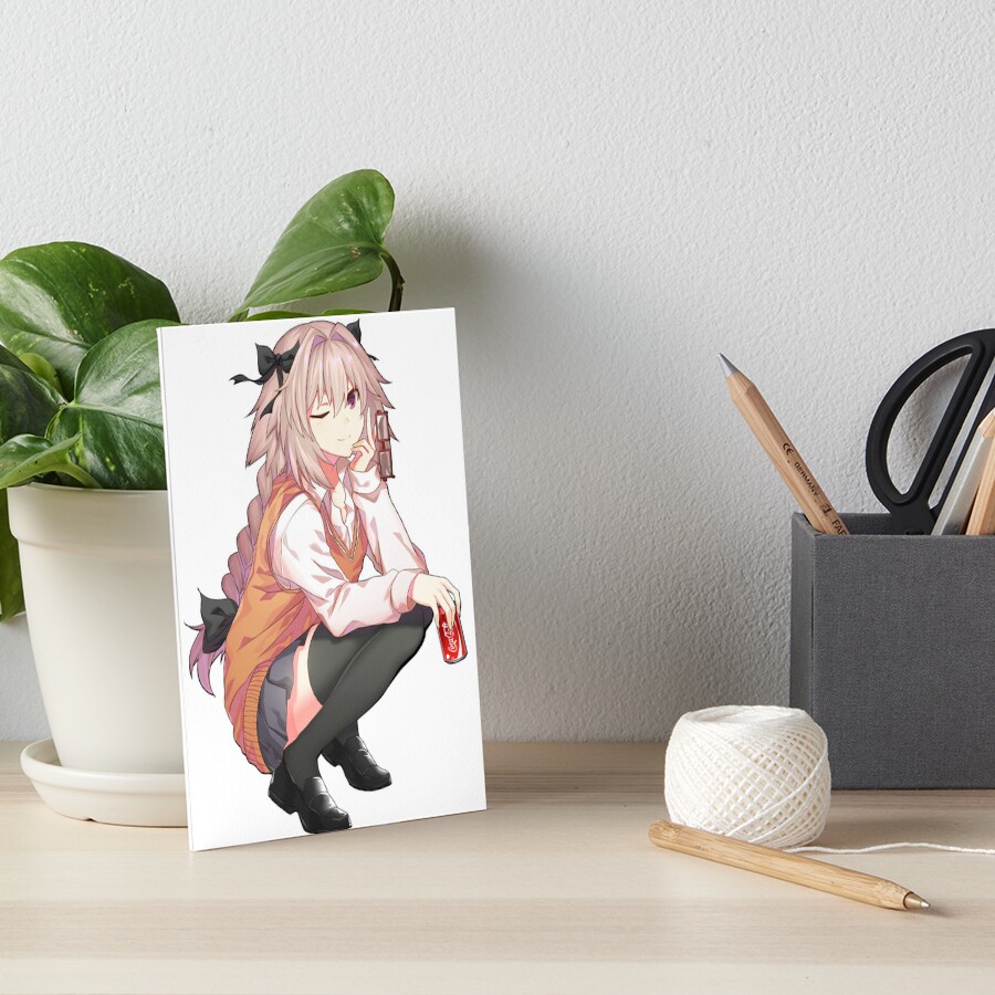 "Astolfo " Art Board Print by chochair | Redbubble