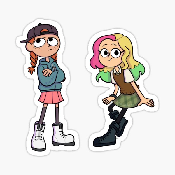 "Molly Jo and Maggie Amphibia" Sticker for Sale by kat-farr | Redbubble