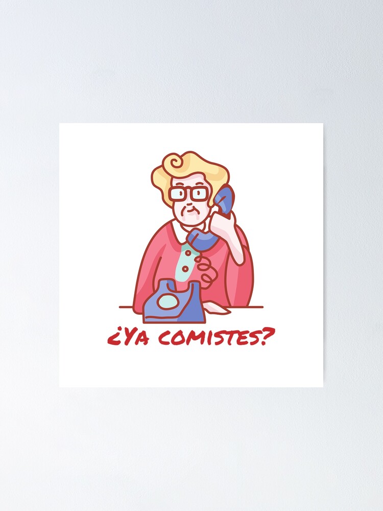 Póster «¿Ya Comiste? - Abuela cubana - Abuela Cubana - Cubana - Cubanos ...