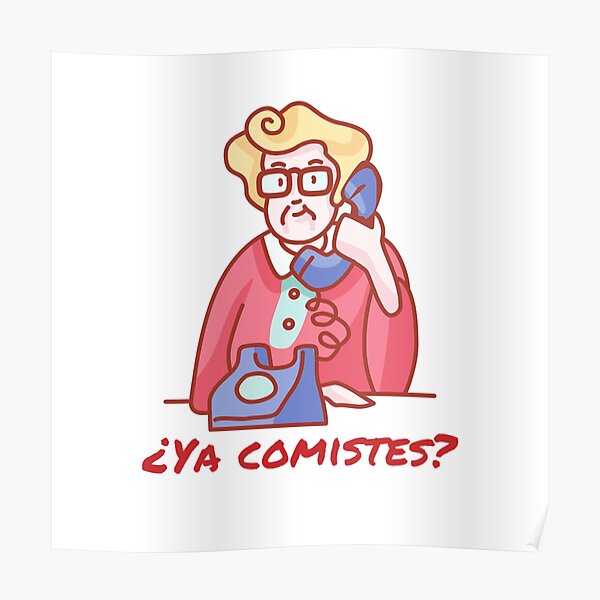 Póster «¿Ya Comiste? - Abuela cubana - Abuela Cubana - Cubana - Cubanos ...