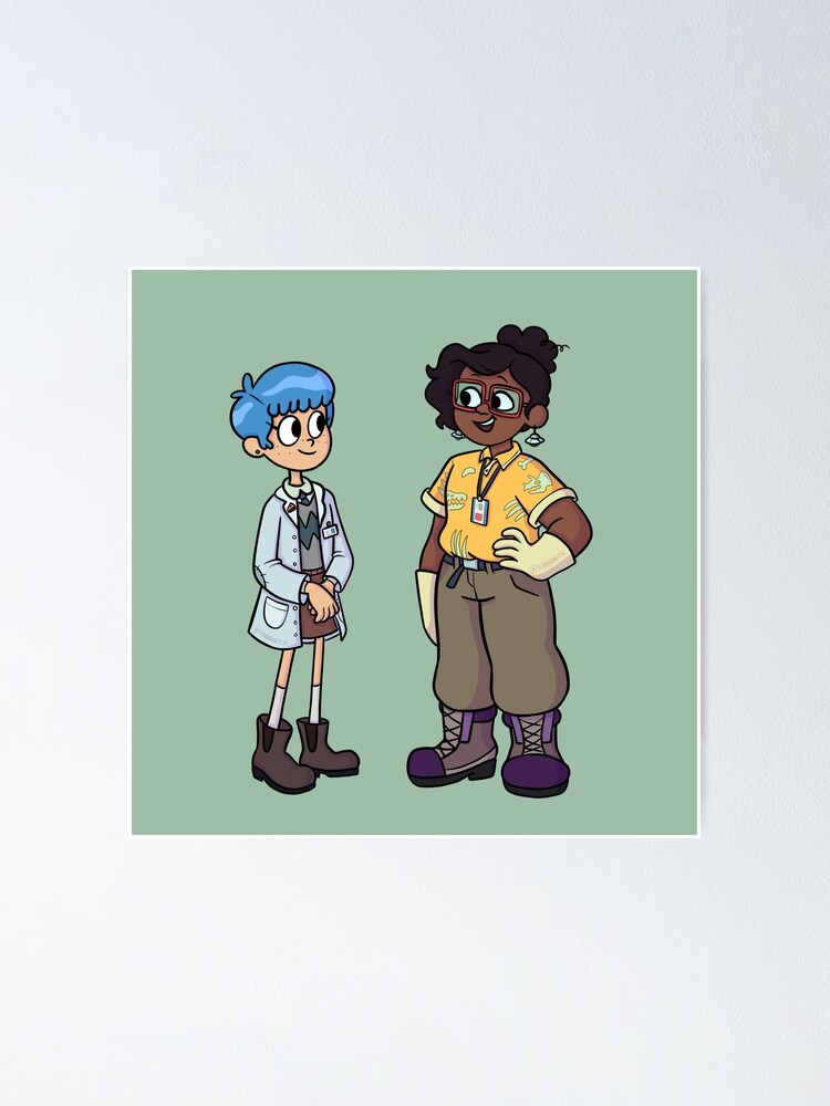 Poster « Terri et le Dr Jan Amphibia », par kat-farr | Redbubble