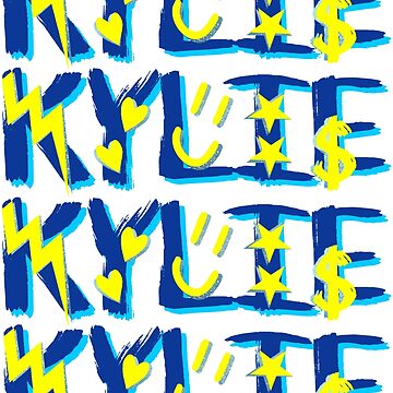 "KYLIE name" Sticker for Sale by Julia Santos | Redbubble