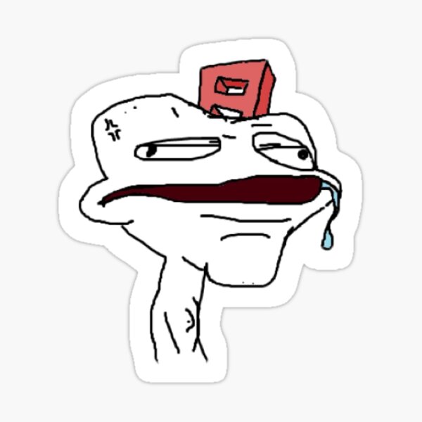 "brick brain" Sticker by SmartSox | Redbubble