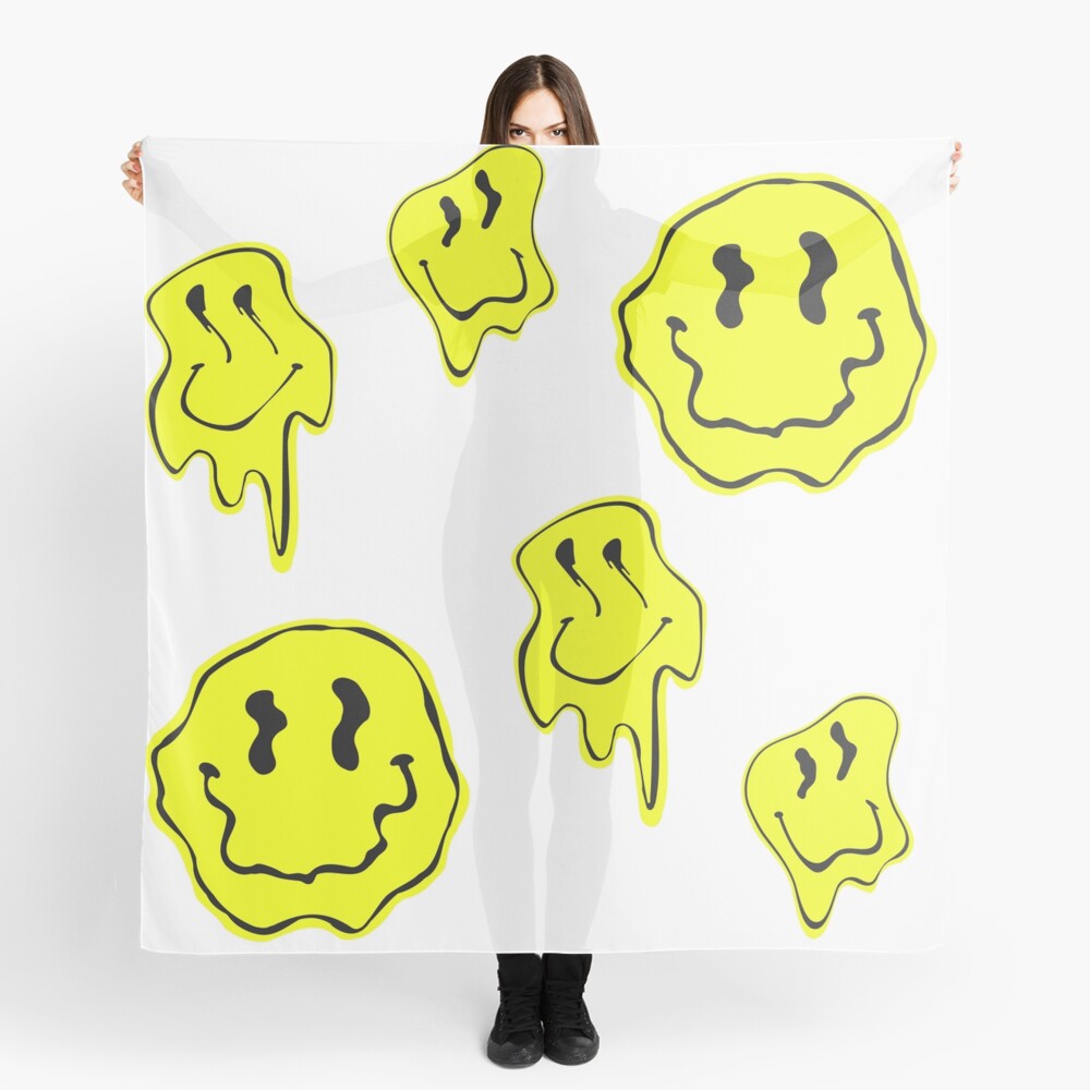 "Schmelzende Smileys" Tuch von victoriarogers1 | Redbubble