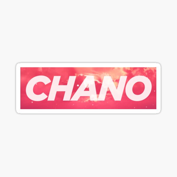 "CHANO." Sticker for Sale by mariacarmel-a | Redbubble