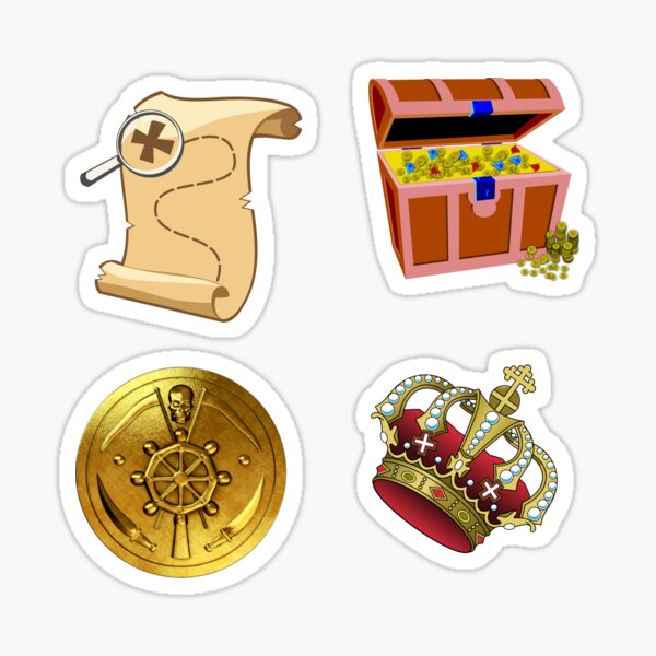 "Treasure hunt" Sticker for Sale by EReaDerShop | Redbubble
