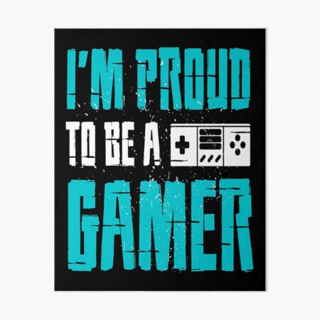 "Lustiges Gamer-Zitat, ich bin stolz darauf, ein Gamer zu sein, coole ...