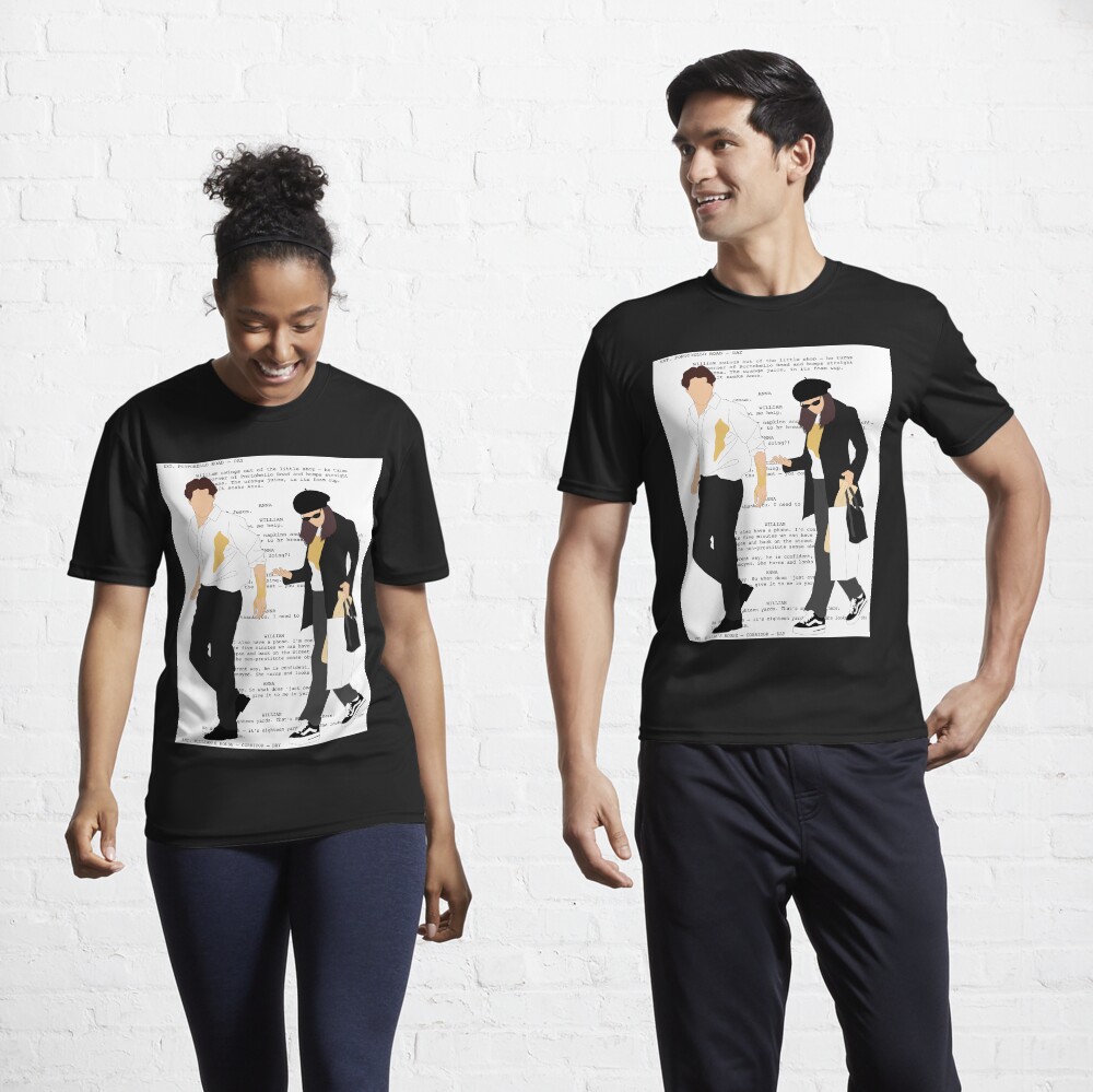 "Notting Hill screenplay" Sticker by cine-fille | Redbubble