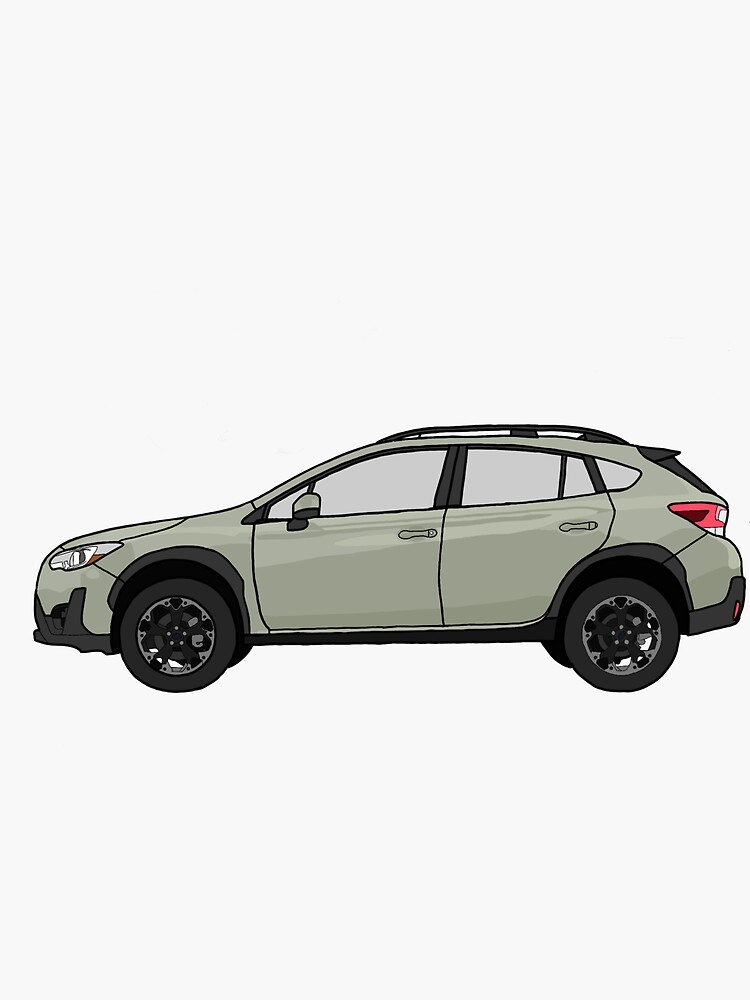 "Desert Khaki Subaru Crosstrek" Sticker for Sale by jadenwoodell ...