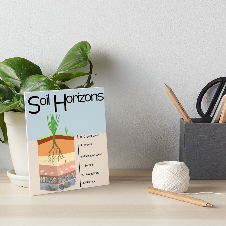 "Soil Horizons Geology Soil Science" Poster for Sale by muradian7 ...