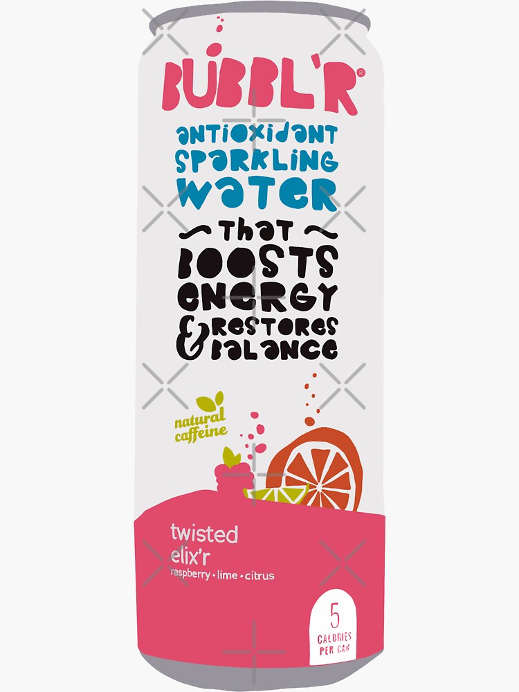 "Bubbl'r (twisted elix'r)" Sticker for Sale by DesignsByGQ | Redbubble