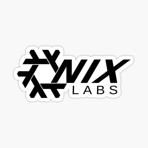 "Nix Labs" Sticker by MatthewCroughan | Redbubble