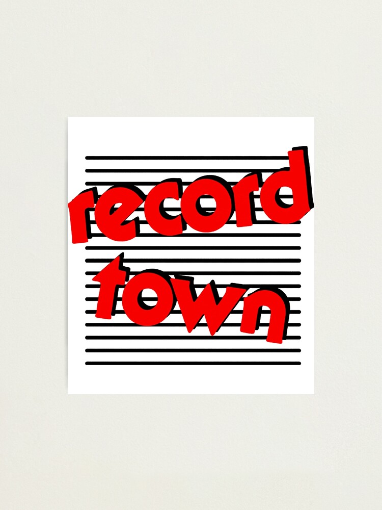"Record Town Defunct 1980s Mall Record Store" Photographic Print for ...
