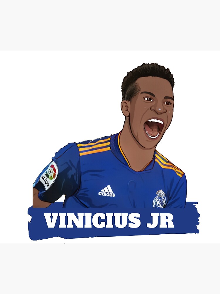 Póster «Vinicius JR - Diseño de dibujos animados del Real Madrid» de ...