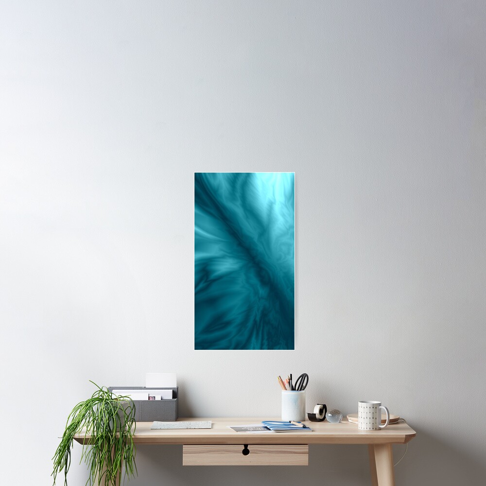 "Blue ocean waves deep sea water" Poster for Sale by TheArtExplorer ...