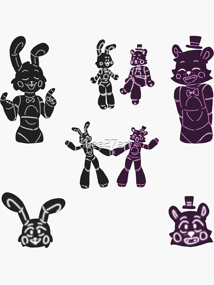 "Shadow Fronnie Sticker Sheet" Sticker by bee27art | Redbubble
