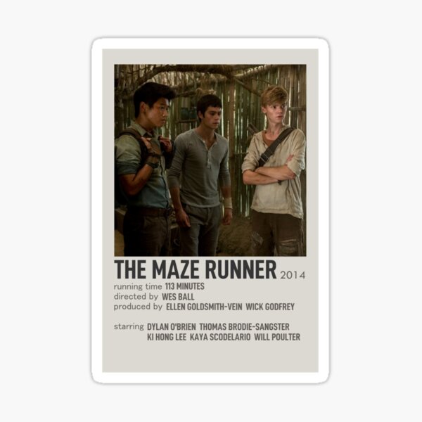 "Newt - Maze Runner Design" Sticker by wlargeyamamoto | Redbubble