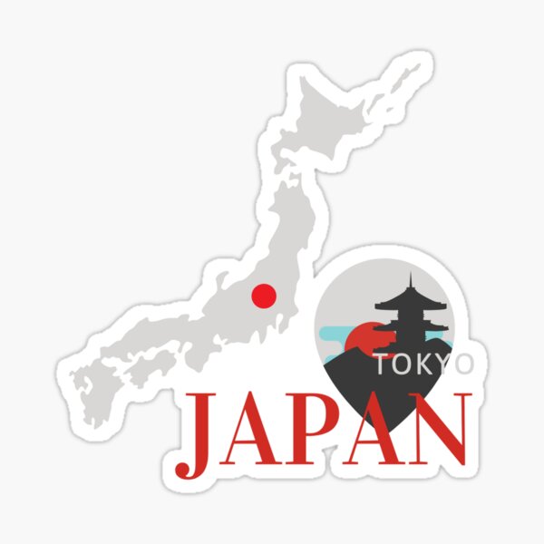 "Tokyo Japan" Sticker by NiftyConcepts | Redbubble