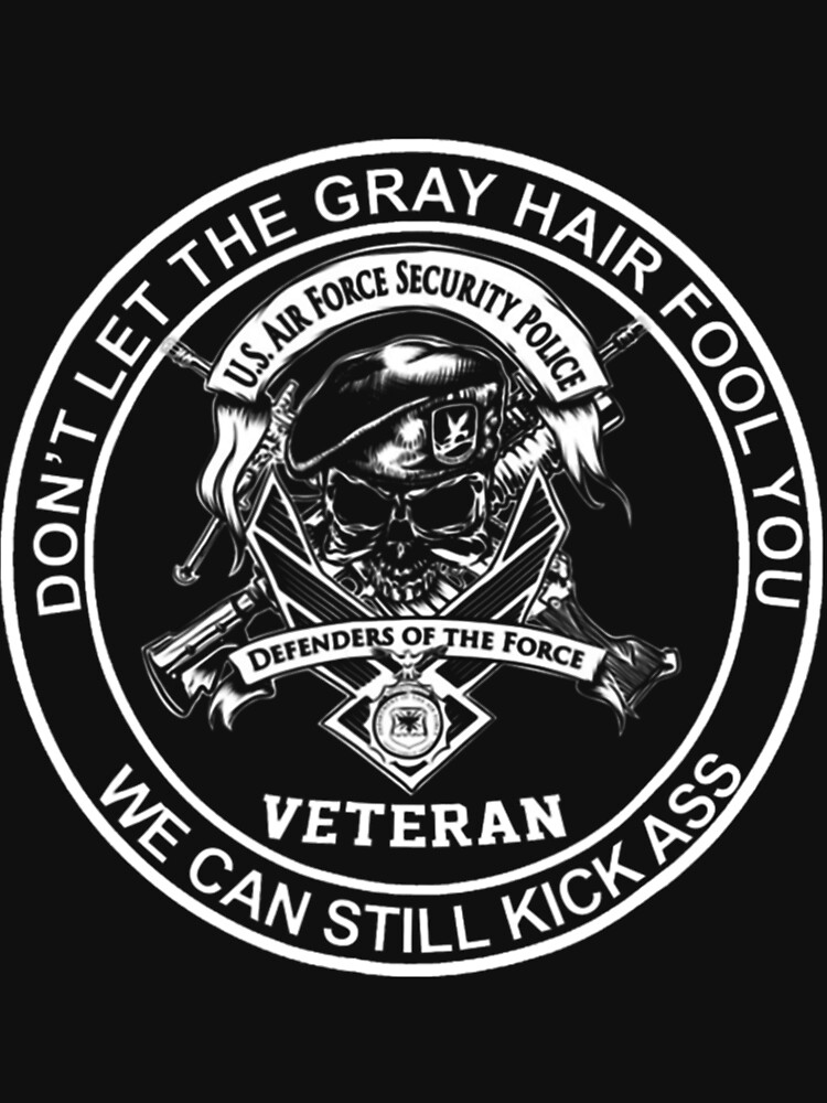 "Air Force Security Police Veteran" T-shirt by SheilaEver | Redbubble