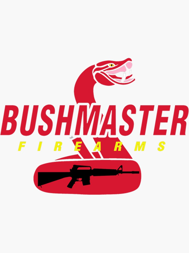 "BUSHMASTER FIREARMS " Sticker for Sale by Christineoxad | Redbubble
