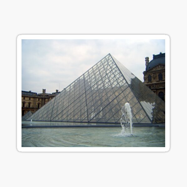 "Louvre Paris" Sticker by obsprintables | Redbubble