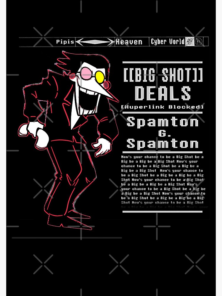 "Endowed Beauty Hidden Boss Shop Owner In The Garbage Cute Spamton G ...