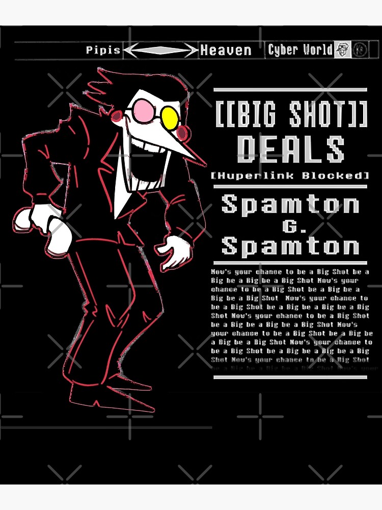 "Endowed Beauty Hidden Boss Shop Owner In The Garbage Cute Spamton G ...