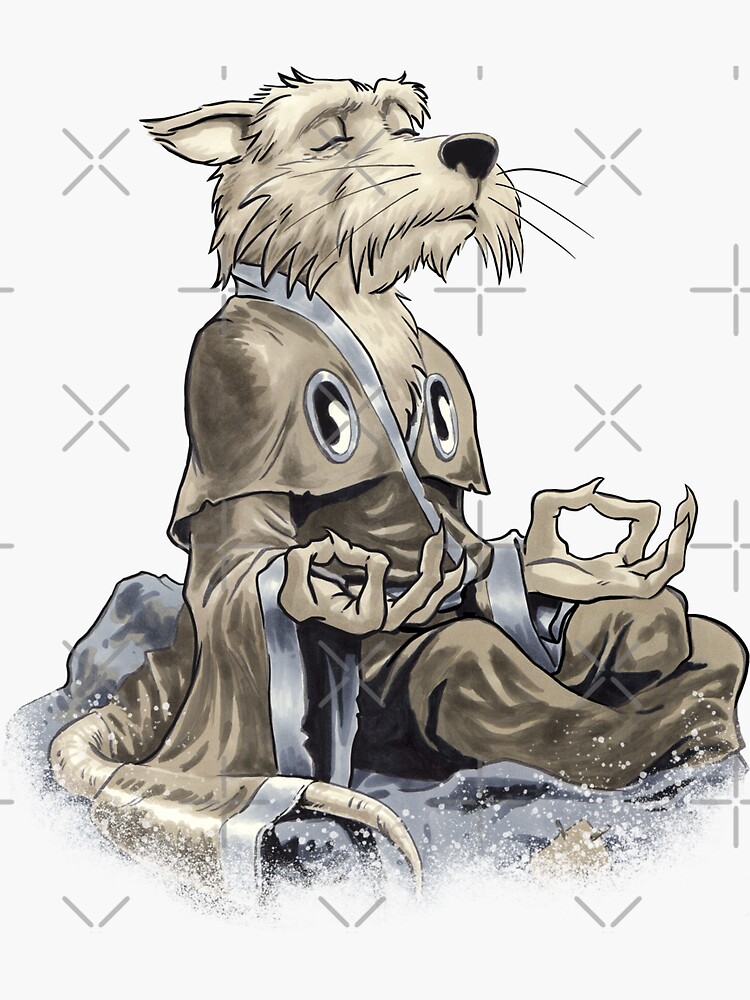 "The Master Splinter" Sticker by Sketchbooks | Redbubble