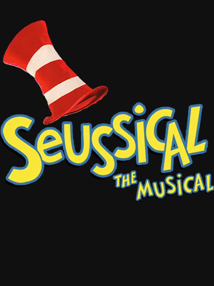 "Seussical Musical Logo Sticker" T-shirt for Sale by violetwall93 ...