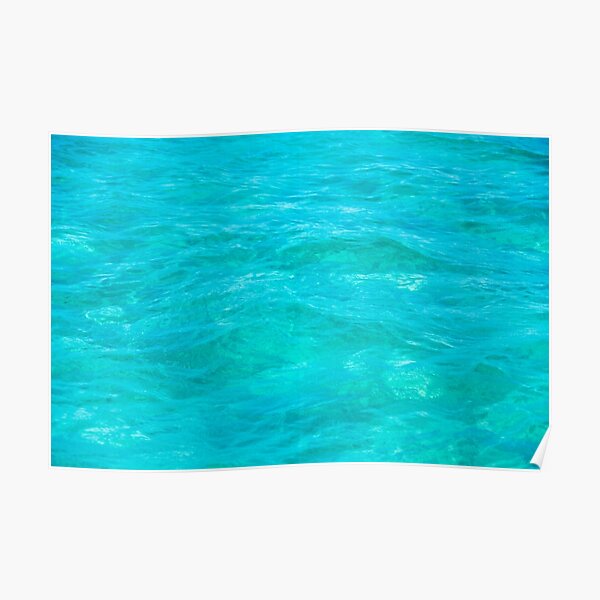 "Blue ocean waves deep sea water" Poster for Sale by TheArtExplorer ...