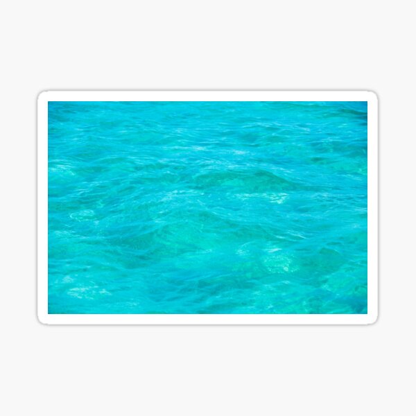 "Blue ocean waves deep sea water" Sticker for Sale by TheArtExplorer ...