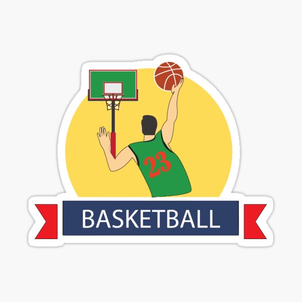 "Basketball Art" Sticker for Sale by Graffitist | Redbubble