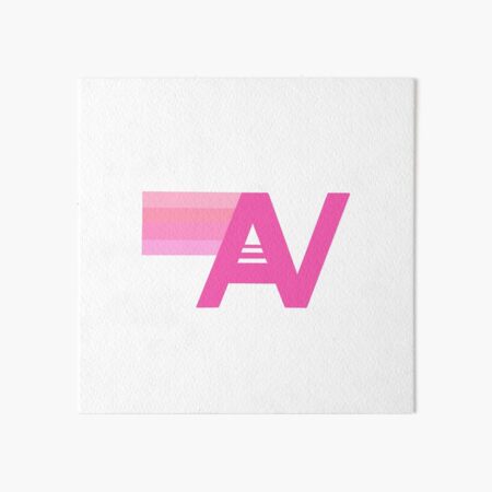 "pink aviator nation logo" Art Board Print by danicas-designs | Redbubble