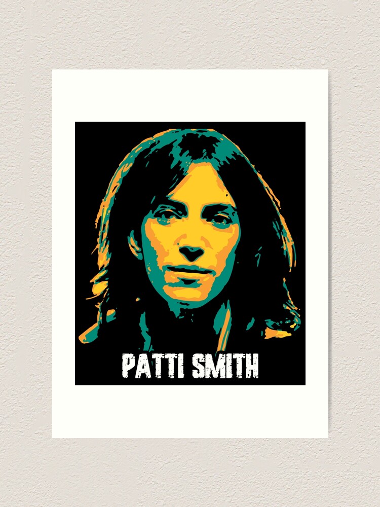 "Patti Smith. Patricia Lee Smith . Punk Poet Laureate V.2 Sticker" Art ...