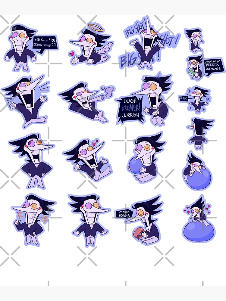 "Endowed Beauty Hidden Boss Shop Owner In The Garbage Cute Spamton Set ...