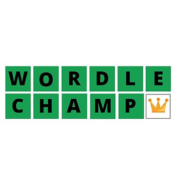 "Wordle Champ" Cap for Sale by SamXDesigns | Redbubble