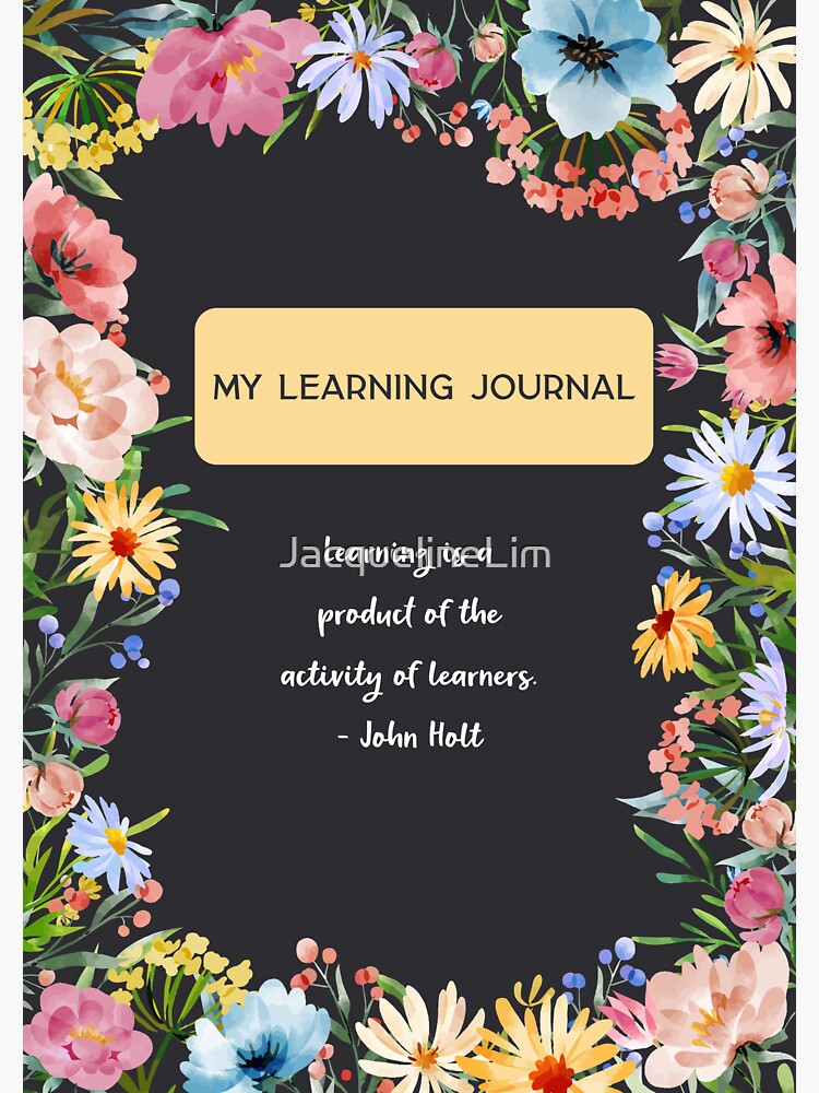 "Homeschool Notebook - My Learning Journal" Sticker for Sale by ...