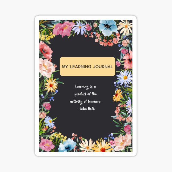 "Homeschool Notebook - My Learning Journal" Sticker for Sale by ...