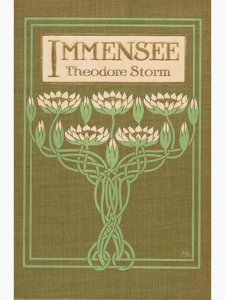 "Vintage Book Covers Collection: Immensee" Poster for Sale by ...