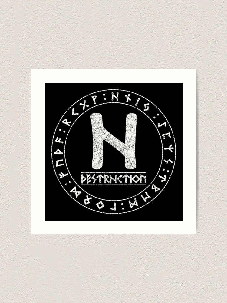 "Rune symbol of transformation Hagalaz. Old stamp of the vikings rune ...