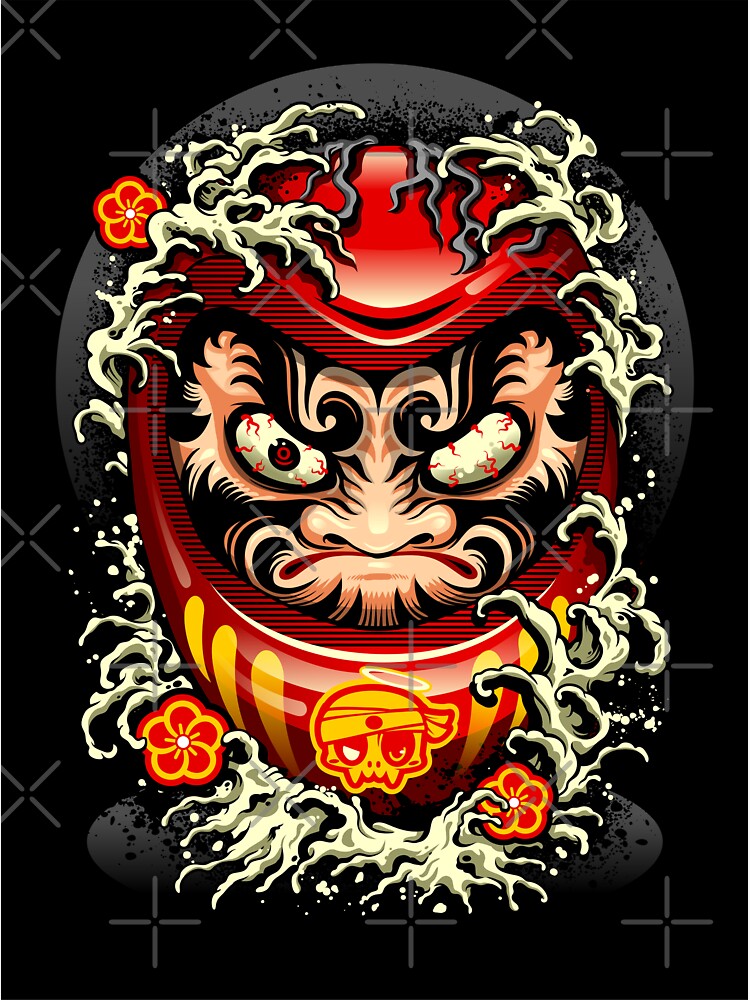 "Daruma Doll" Sticker by kawaiidread | Redbubble